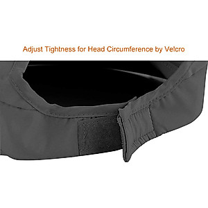 HINDAWI Sun Hat Sun Hats for Women Wide Brim UV Protection Summer Beach Packable Visor Black