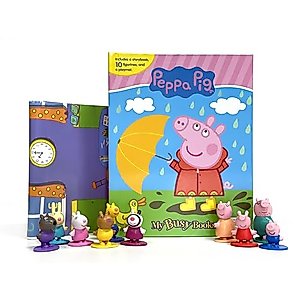 Peppa Pig My Busy Books - Storybook, 10 figurines, playmat