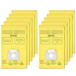 Vacuum Cleaner Bags Replacement for Kenmore Canister Type C/Q 5055, 50557, 50558 and Pana·sonic Type C-5 Vacuums, 10 Pack High-Efficiency Replacement Canister Vacuum Bags
