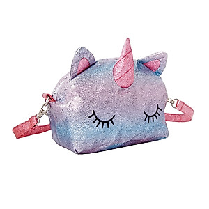 Unicorn Purse Pop Transforming Plush Unicorn Toy and Purse - for Girls Ages 3-8, Cute Kids Backpack and Toddler Purse, Birthday Girl Unicorn Stuffed Animal