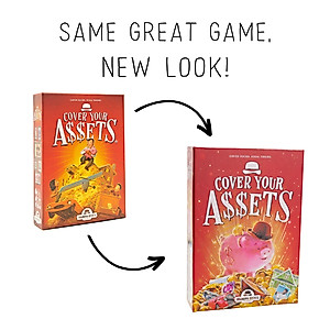 Grandpa Beck's Games Cover Your Assets | from The Creators of Skull King | Easy to Learn and Outrageously Fun for Kids, Teens, & Adults Alike | 2-6 Players Ages 7+