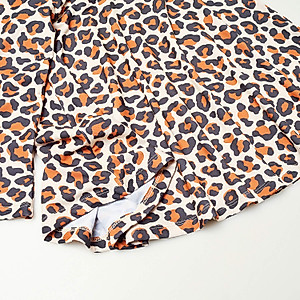 Perfashion 18" Doll Leopard Print Outfit Girl Matching American Doll Dress Winter Long Sleeve 6 7