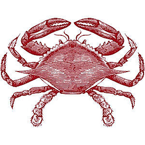 CafePress Vintage Crab Mug Ceramic Coffee Mug, Tea Cup 11 oz