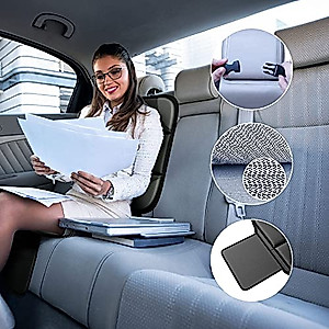 Car Seat Protector, MHO+All 2 Pack Auto Car Seat Protectors for Child Baby Car Seats - Large CarSeat Sit Savers Mat with Waterproof 600D Fabric & 2 Storage Pockets, Crash Test Approved