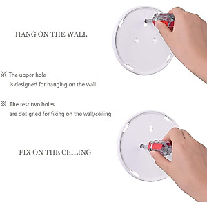 OkeMeeo Wall Mount for Google WiFi - Ceiling Mount Holder for Google WiFi Mesh System 2016 and 2020, Space Saving, Reinforced and Perfect Unity (1 Pack)