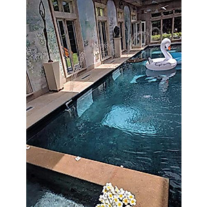 Poolmaster 54507 Spa and Swimming Pool Waterfall Fountain, For Pools with 1.5-Inch Threaded Return Fitting