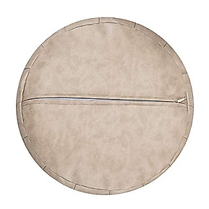 ROTOT Unstuffed Pouf Cover, Ottoman, Bean Bag Chair, Foot Stool, Foot Rest, Storage Solution or Wedding (Empty & New) (Mushroom)