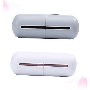 Healeved 4 pcs car garbage bin hanging trash bag holder grocery bag saver grocery bag holder garbage bag carrier mini trash cans car stand Trash Bag Dispenser Wall-mounted garbage bag bin