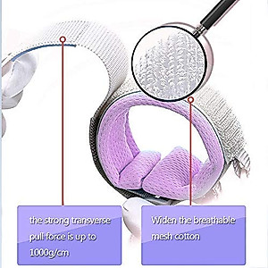 Anti Lost Wrist Link Safety Wrist Link for Toddlers, Reflective Child Walking Harness Rope Leash for Babies & Kids (Purple)