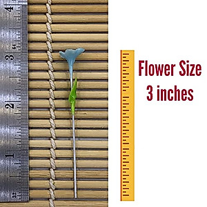 Ray 1979 Miniature Dollhouse Fairy Garden Accessories 5 pcs Set for DIY Decorations, Mini Figurines for Mini Garden, Terrarium, Bonsai, Cactus, Moss Landscape (Flower 5 Pcs)