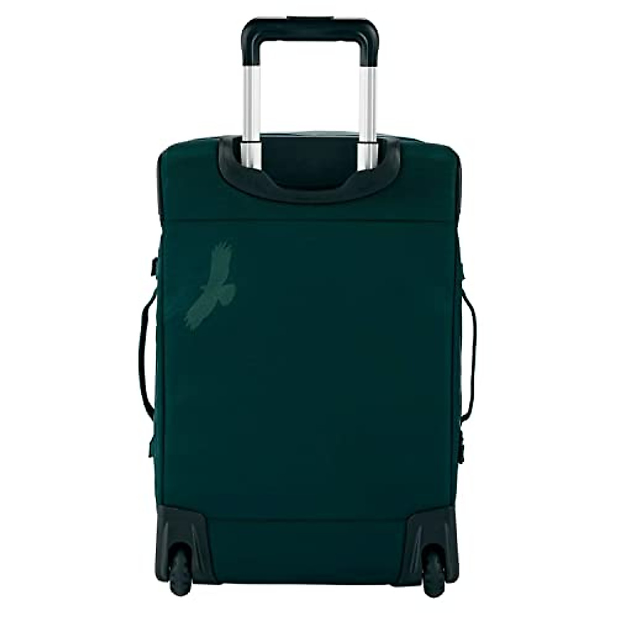 Eagle Creek Cargo Hauler XT Wheeled International Carry On Luggage Duffel with Telescoping Handle and Straps, Lockable U-Lid, Top Compartment, and Compression Straps, Arctic Seagreen - 30L/22"