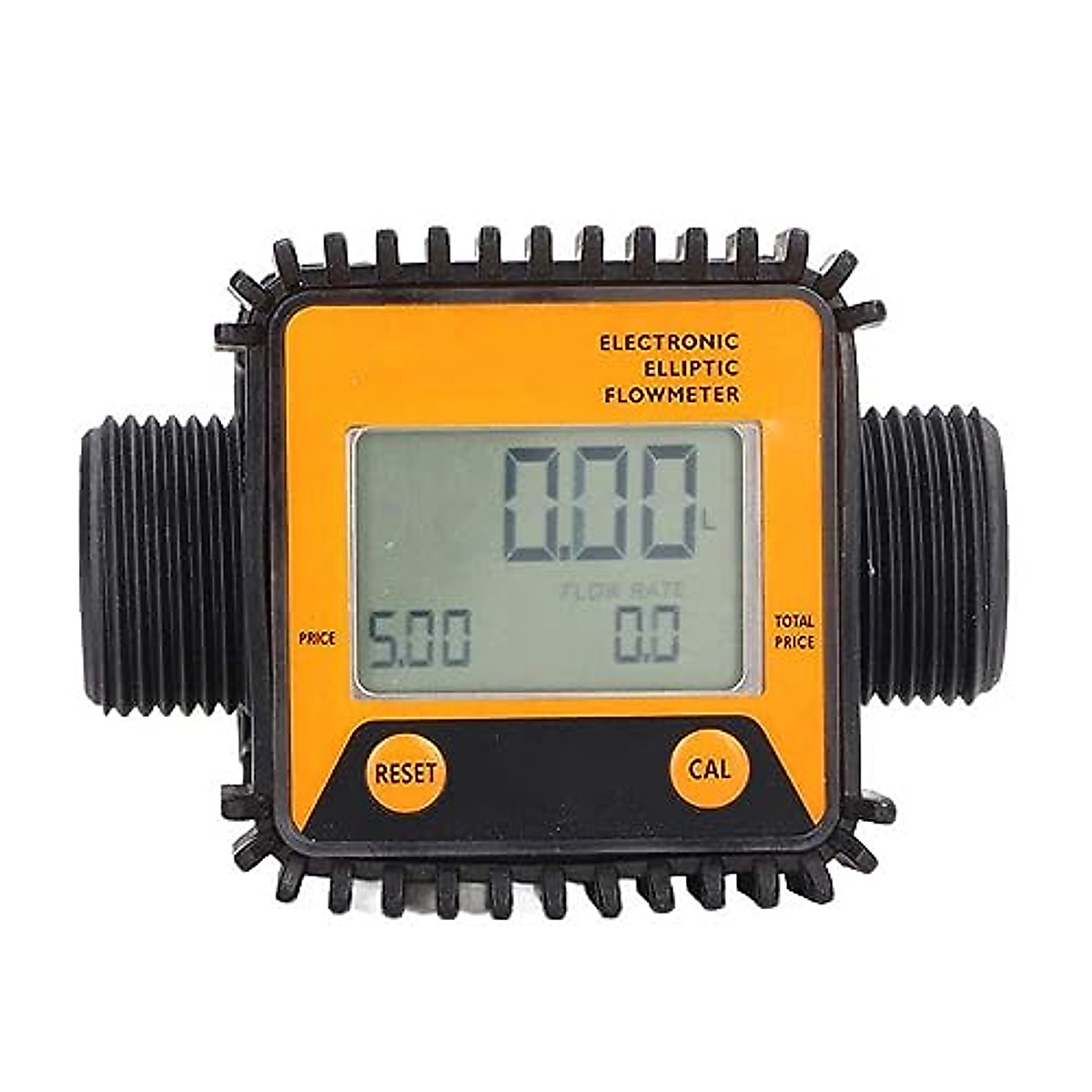 Flow Control Meter Digital Fuel Flow Meter, Convenient Operation Flow Controller for Used in Petroleum,Food, Etc. (Color : Yellow, Size : 1)