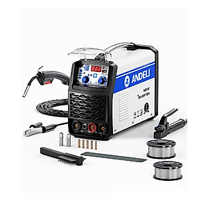 ANDELI Welding Machine 3 in 1,110V/220V Flux Core Welder,MIG Lift TIG MMA Gasless MIG Welder,Stick Arc Portable Welder Machine