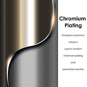 EASTCHEM Chromium Potassium sulfate dodecahydrate, Chromium Alum, Potassium Chromium Alum, Crystallization Experiment, Chemical reagents (500g/17.6oz)