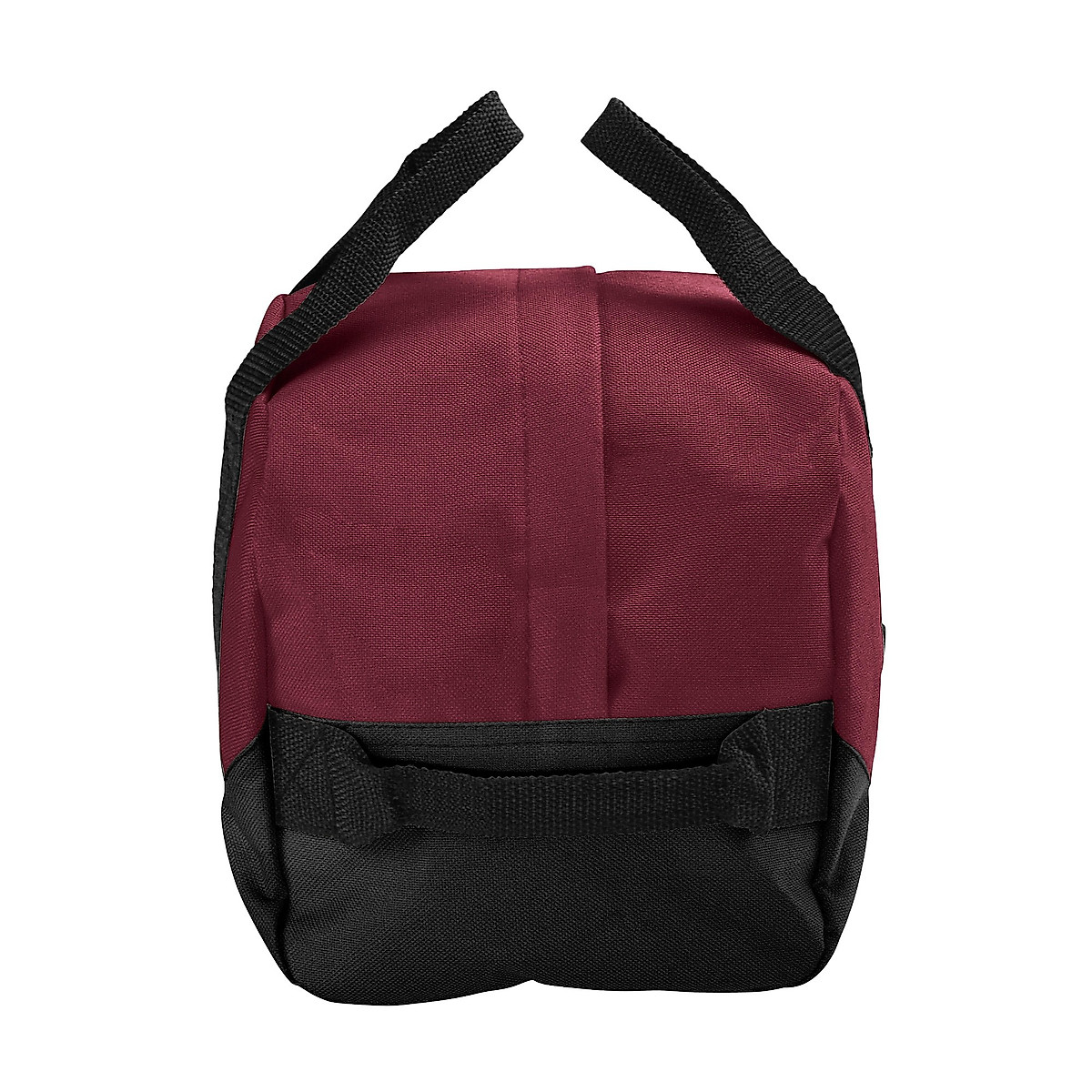 Dalix 12'' Mini Two Tone Duffle Bag (Maroon)