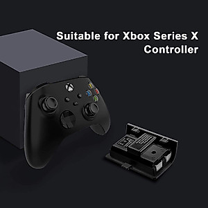 NBCP Battery Pack for Xbox Series X S Controller,Rechargeable Charge Kit for Series X|S Controller Battery Pack 850mAH Wire Charging Cable LED Indicator-1 Pack
