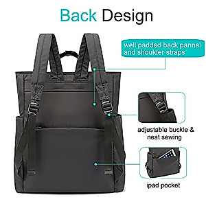 BASICPOWER Lightweight Casual Daypack 15.6 Inch Water Resistant Laptop Backpack for Men and Women