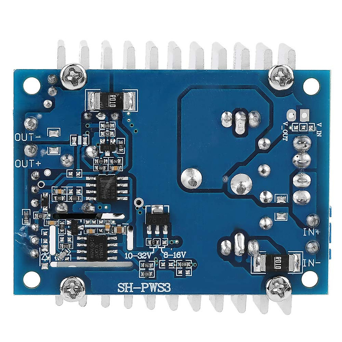 DC Boost Converter, DC-DC Step Up Converter Board 10-32V to 12-60V Voltage Regulator Booster Module Adjustable Voltage Step Up Power Supply Module