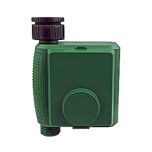 Instapark PWT-07 Outdoor Waterproof Digital Programmable Single Outlet Automatic On Off Water Faucet Hose Timer with Rain Delay and Manual Control