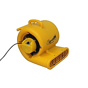 Zoom Blowers® 1/3 Horsepower Carpet Dryer, Air Mover | Commercial Grade Floor Blower Fan