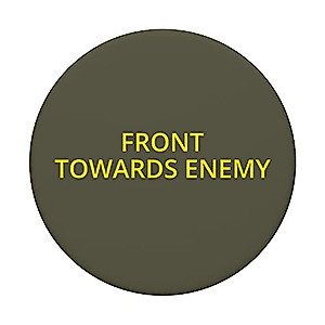 Military M18A1 Claymore Mine Front Towards Enemy PopSockets Swappable PopGrip