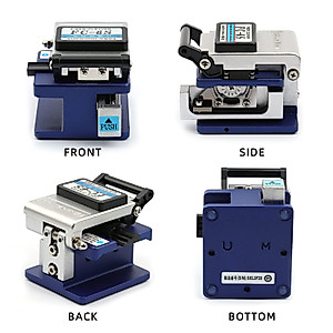 FC-6S Optical Fiber Cleaver Stripping Cutter Tool Cleaves for SUMITOMO with 36000 Cleaves and Coating Diameter: 250μm - 900μm 12 Position Blade Cold Connection Tools Fiber Equipment Used in FTTH