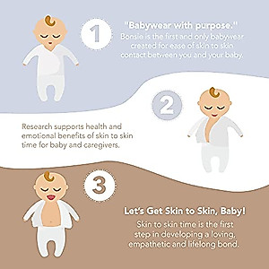 Bonsie Skin to Skin Babywear Footie - Green Baby Footed Bodysuit - Avocado (0-3 Months)