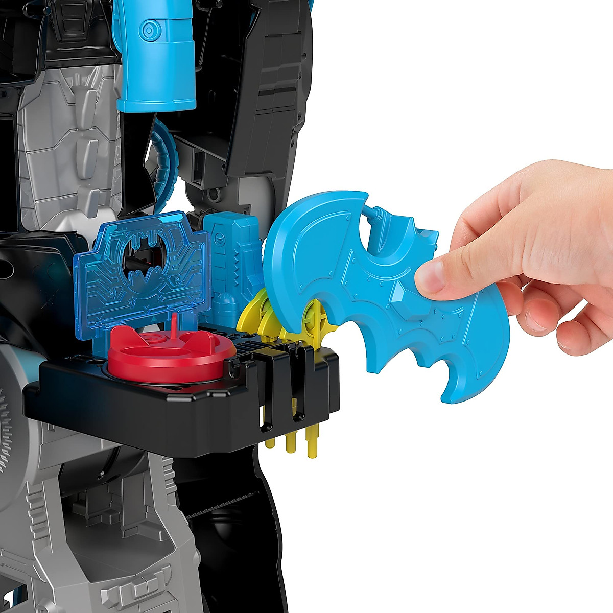 Fisher-Price Imaginext DC Super Friends Batman Toy Bat-Tech Batbot Playset 2-Ft-Tall Robot with Lights & Sounds for Pretend Play Kids Ages 3+ Years​