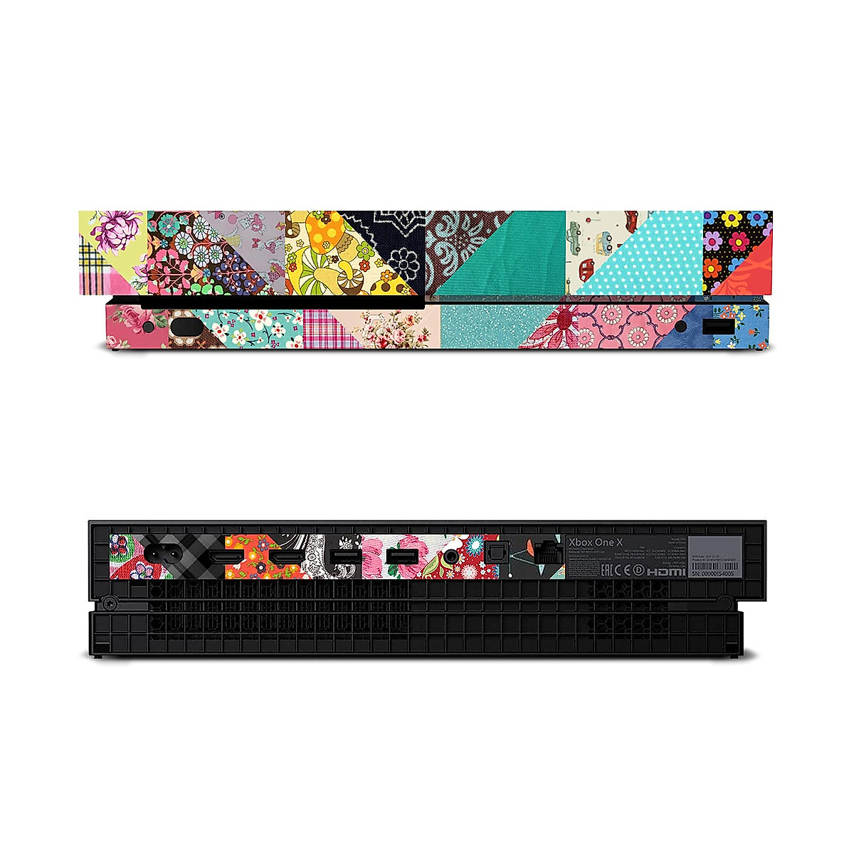 Head Case Designs Officially Licensed Rachel Caldwell Quilt Art Mix Vinyl Sticker Gaming Skin Decal Cover Compatible With Xbox One X Console