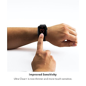 ZAGG InvisibleShield Ultra Clear - Film Screen Protector - Made for Apple Watch Series 6, SE (2020), Series 5 and Series 4 (44mm) - Clear, 200206861