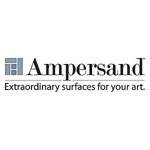 Ampersand Art Supply Wood Gesso Artist Painting Panel: Primed Smooth, 18" x 24", 1/8" Flat Profile