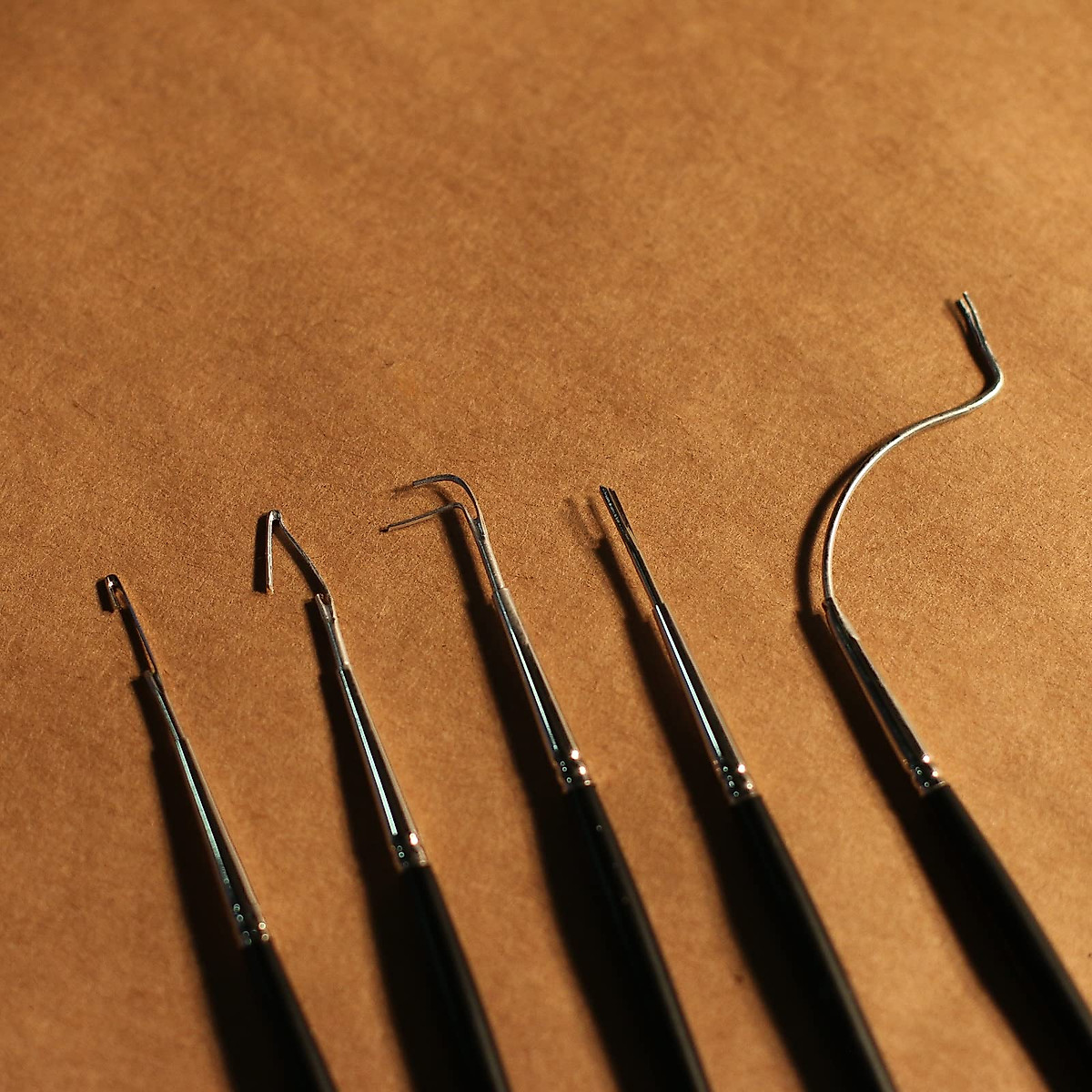 5-Piece Rigging Tool Set Miniature Fingers for Ship Modelers