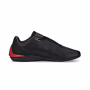 Puma Women's Ferrari Drift Cat Decima Sneaker, Black-Rosso Corsa, 10