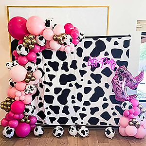 Western Cowgirl Balloon Garland Arch Kit, 148Pcs Rose Pink Silver Balloons with 4D Disco Balls Star Balloons for Disco Cowgirl Bachelorette Party Decorations Bridal Shower Final Rodeo Party Supplies