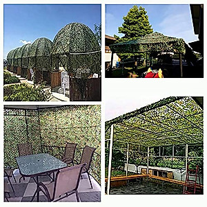 Tencen Camouflage Net Camo Netting Courtyard Decor Blinds for Photo Camp Sunshade Factory Farm Shelter Car Concealment Exhibit Party Backdrop Canopy Fence Ceiling Curtain Cover Paintball