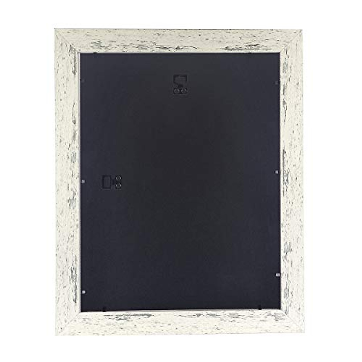 Scholartree Rustic White Wooden 11x14 Picture Frame set of 2,Display 11x14 without Mat or 8x10 with Mat，Wall Gallery Photo Frames