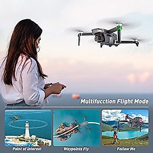 XiL Drones with 4K UHD Camera for adults Beginner,2 Batteries 60 Mins Flight Time GPS Foldable FPV UAV RC Quadcopter,Optical Flow,5Ghz WiFi Transmission,Auto Return,Follow Me, Brushless Motor,Circle Fly, Waypoint Fly
