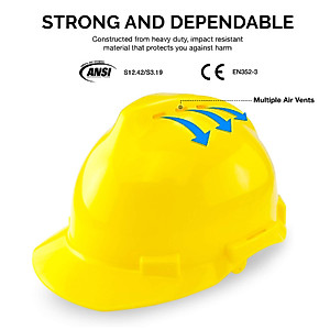 NEIKO 53880A Forestry Helmet for Safety with Shield and Earmuffs, Chainsaw Helmet with Face Shield, Hard Hat Safety Gear Equipment, Protective Face Shield and Mesh Shield for Face Protection