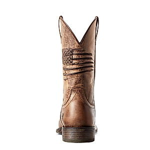 ARIAT BMVY9 Mens Circuit Patriot Western Boot Weathered Tan 10.5
