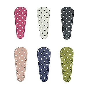 Yutoner 6 Pieces Scissors Cover Safety Synthetic Leather Sheath Scissors Protector Hair Cutting Scissors Sewing Scissor Sheath Portable Beauty Tool Protection Cover Bags (Multicolors With Dots)