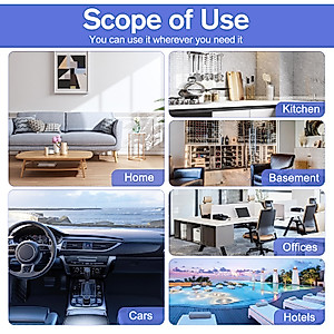 Ozone Generator 35,000mg/h, Ozone Odor Eliminator Machine for Home Car, Ultra-Powerful Ozone Generator for Comprehensive Odor Elimination Black