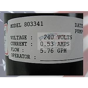 HARTELL 803341 GPP-3MH-2P 230 VOLT Replaces Ice-O-Matic 9161079-02