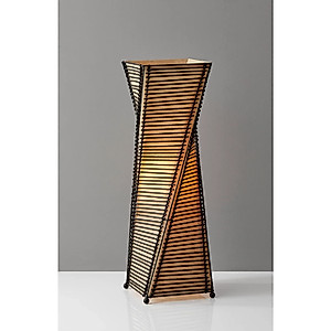 Adesso 4045-01 Stix 24.5" Table Lantern, Black, Smart Outlet Compatible