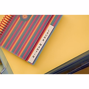 Brother P-Touch, PTM95, Monochrome, Handy Label Maker, 9 Type Styles, 8 Deco Mode Patterns, Navy Blue, Blue Gray