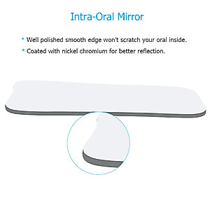 5pcs Dental orthodontic intraoral photography double-sided reflector oral photography reflector glass reflector
