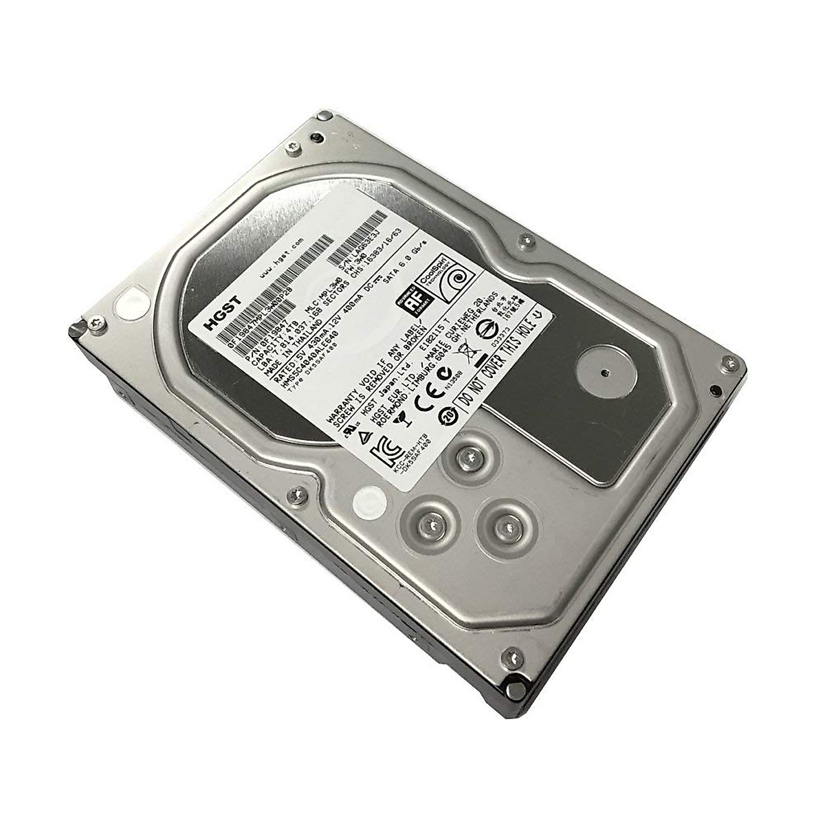 HGST MegaScale DC 4000.B HMS5C4040ALE640 (0F19847) 4TB Coolspin 64MB Cache SATA 6.0Gb/s 3.5in Enterprise Hard Drive w/ 3 Years Warranty (Renewed)
