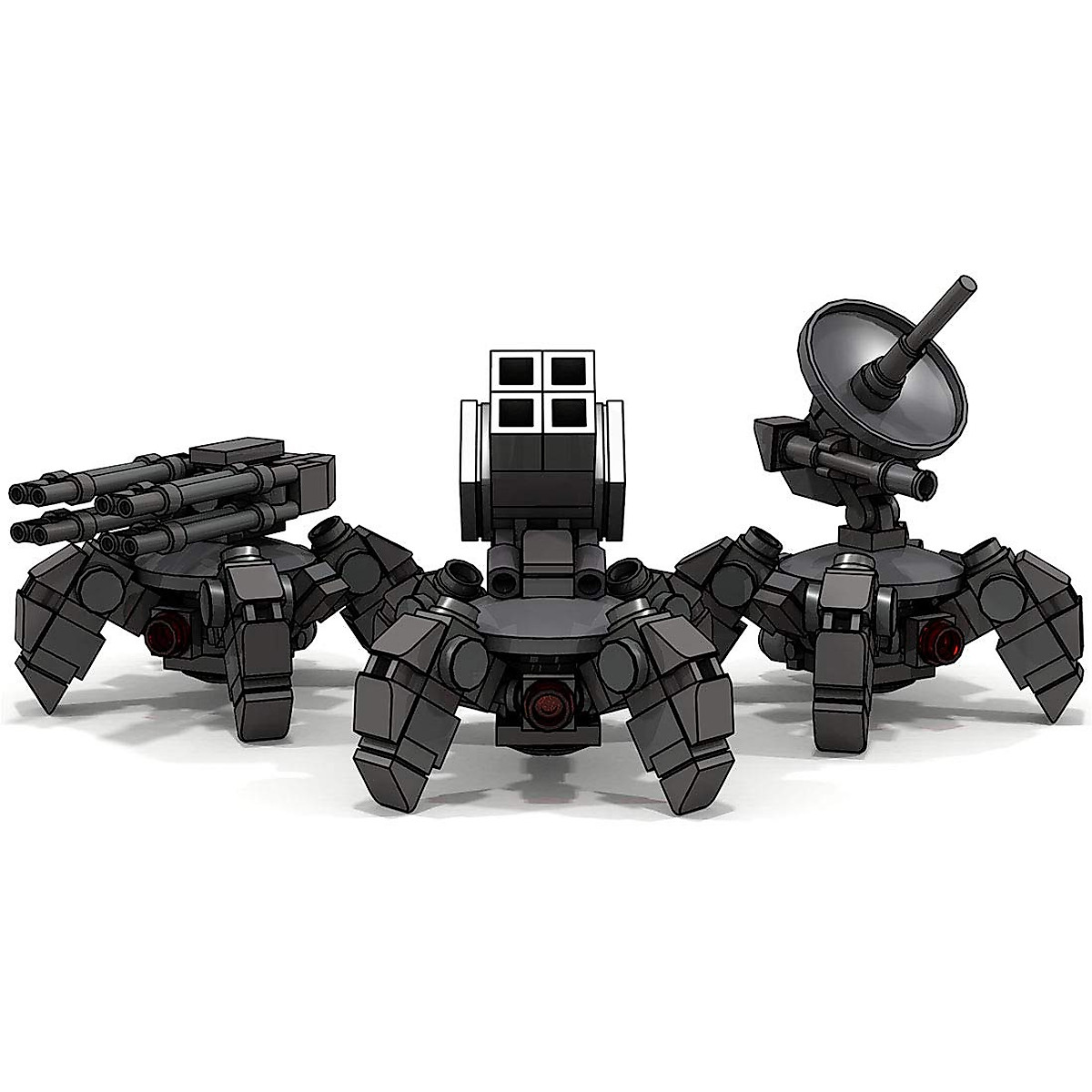 Mech Pieces Building Blocks, 96Pcs Mini Multi-Legged Model Building Blocks Toy Set, Compatible with Lego