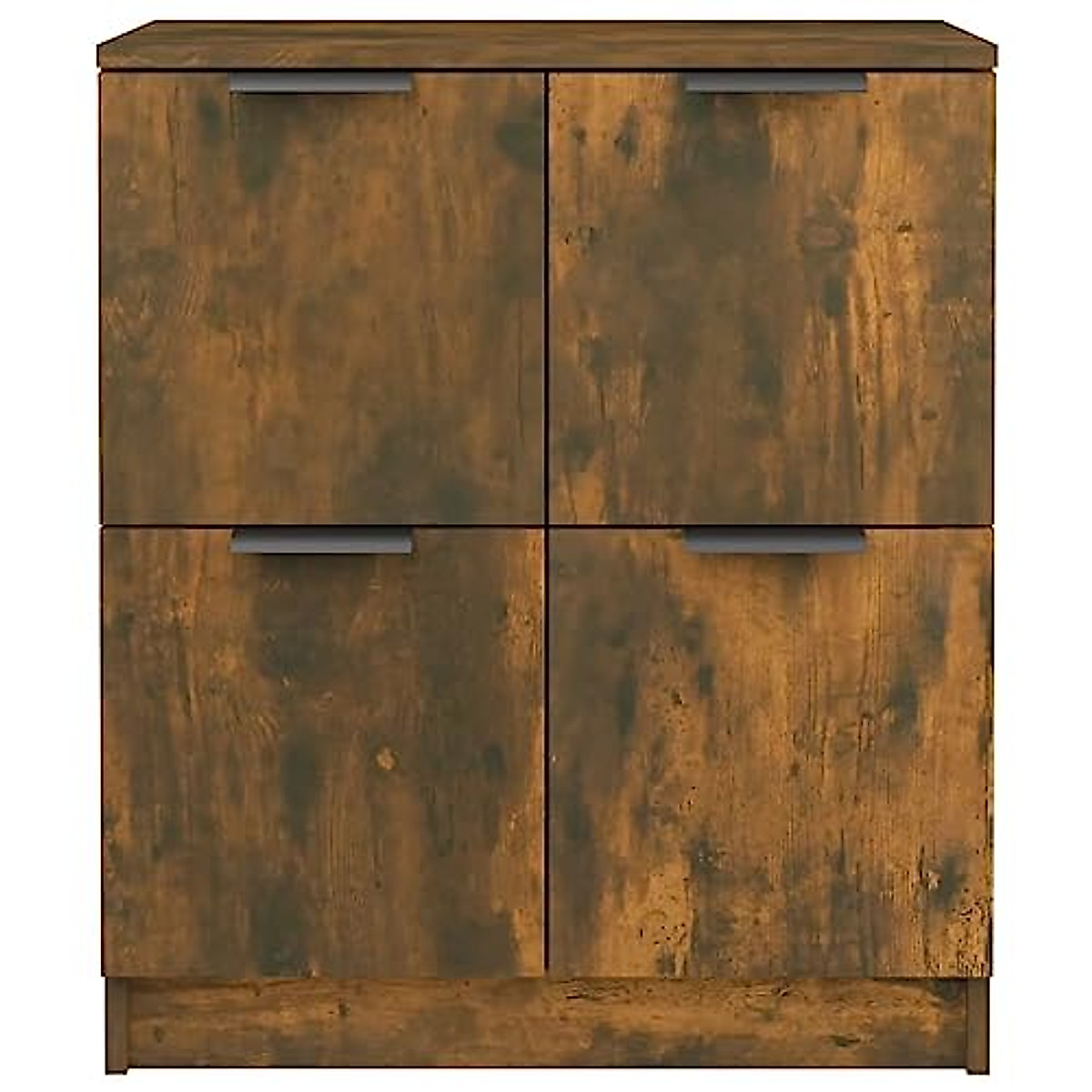 vidaXL Sideboard Smoked Oak 23.6"x11.8"x27.6" Engineered Wood