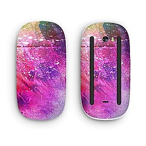 Design Skinz Abstract Neon Paint Explosion Vinyl Decal Compatible with The Apple Magic Mouse 2 (Wireless, Rechargable) with Multi-Touch Surface