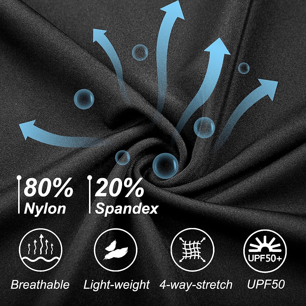 DEVOROPA Girls 5" Spandex Volleyball Shorts Stretch Youth Athletic Gymnastics Shorts Kid Yoga Dance Compression Shorts Pocket Black Medium